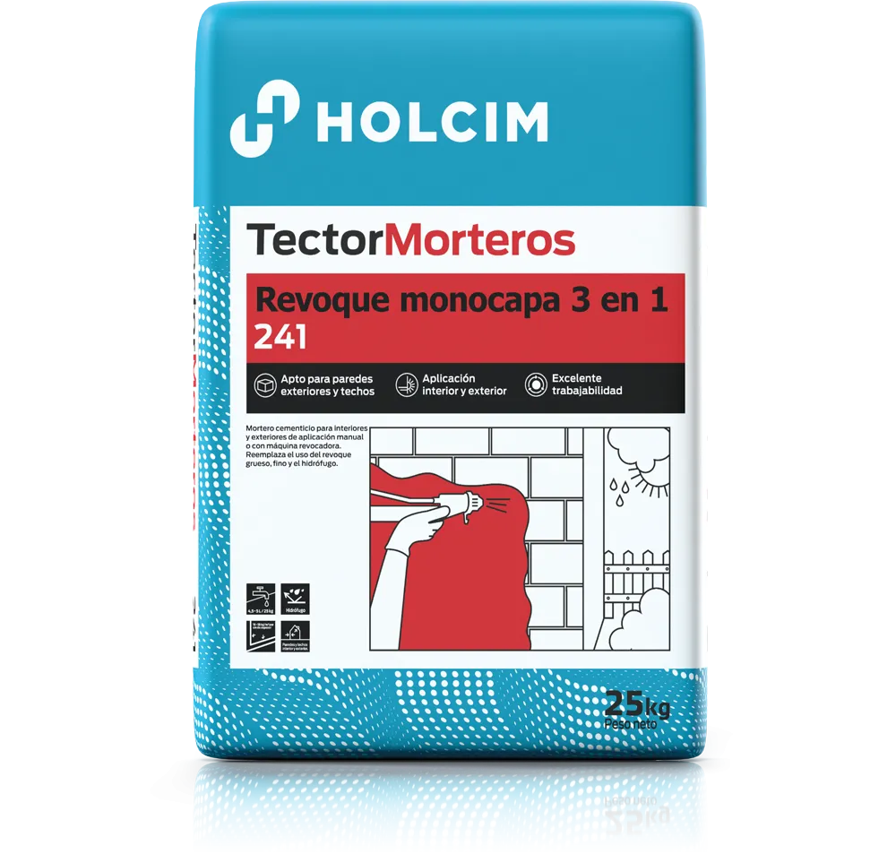 Revoque monocapa 3 en 1 241